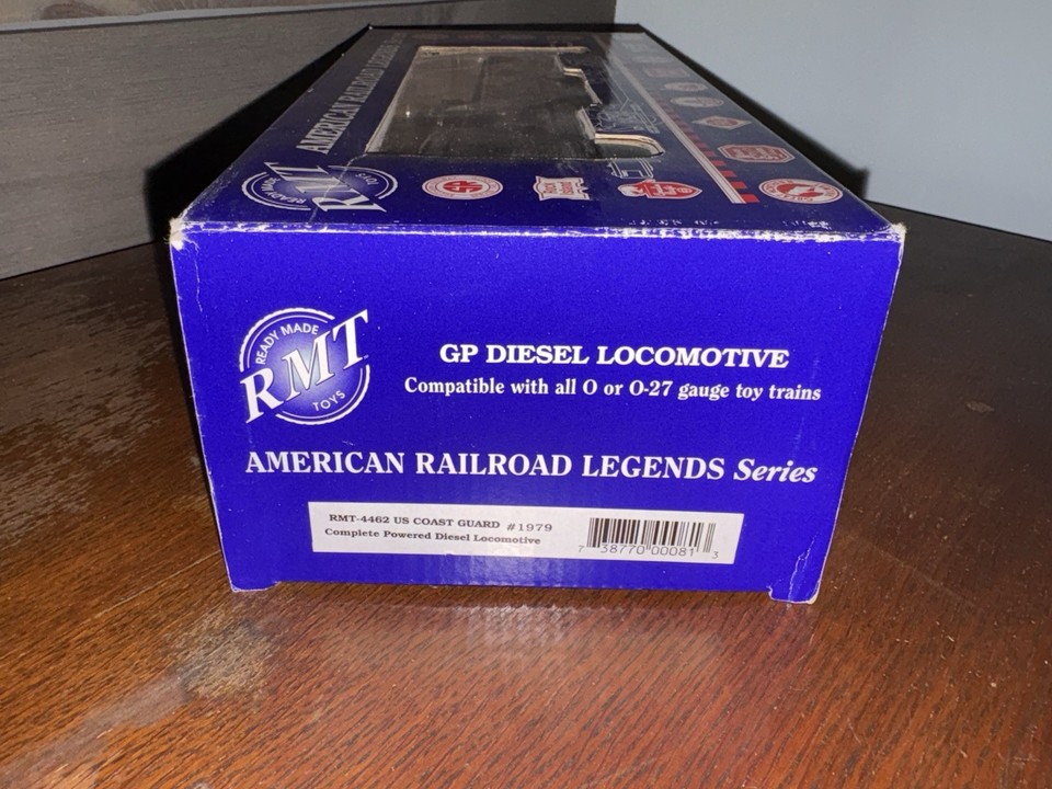 RMT O GAUGE SCALE US COAST GUARD 1979 BEEP GP7 DIESEL LOCOMOTIVE RMT ...
