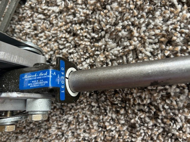 MPS Monarch Mark 1A Handicap Driver Hand Controls with Steering Wheel ...