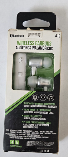 Pugs Earbuds with Mic White | eBay