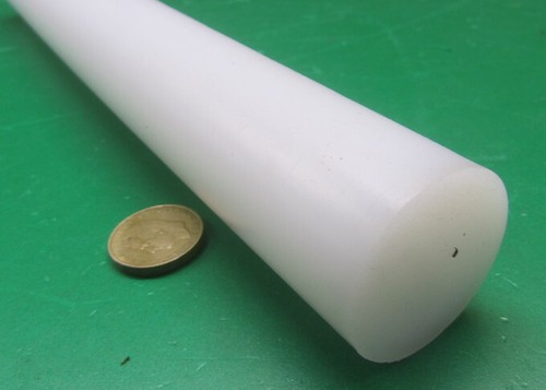 UHMW White Round Rod 1.50" (1 1/2") Diameter x 12" Long | eBay
