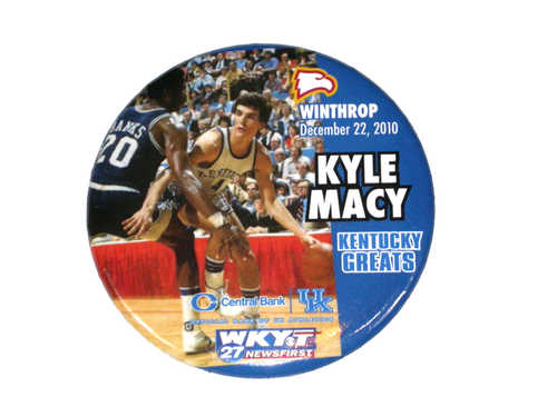 Vtg UK Kentucky Wildcats Basketball Kyle Macy #4 Button Pinback HTF | eBay