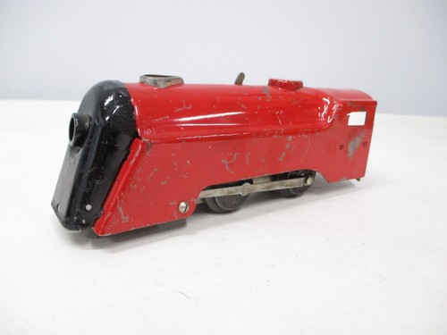 Marx 232 Commodore Vanderbilt Loco Red, Black, Whistle O gauge X5951 | eBay