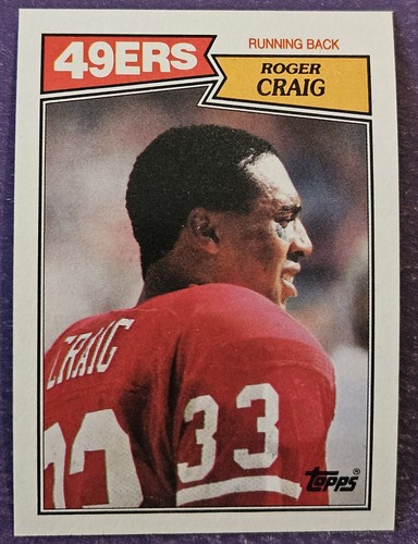 1987 Topps #113 Roger Craig Football card San Francisco 49ers! | eBay
