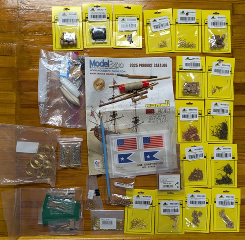 Huge Model Shipways Ship Building Parts Accessories Nails Eyebolts Helm ...