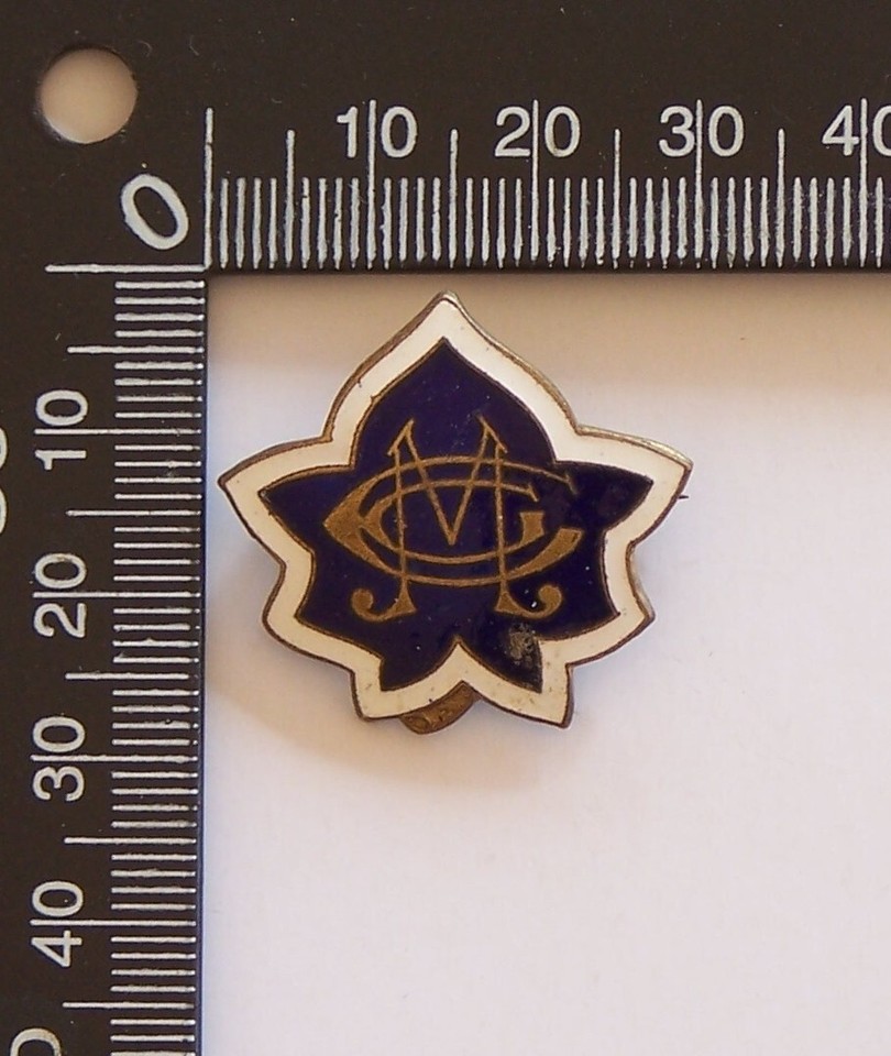 VINTAGE METHODIST GIRLS' COMRADESHIP MGC METAL LAPEL PIN HAT BADGE ...