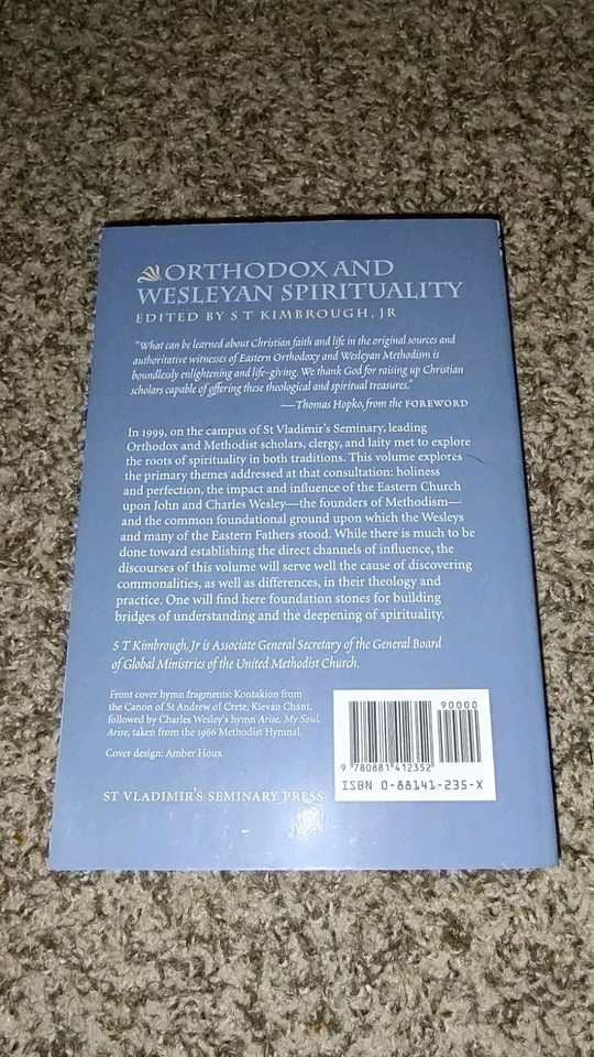 Orthodox and Wesleyan Spirituality by Larchet, Jean-Claude T ...