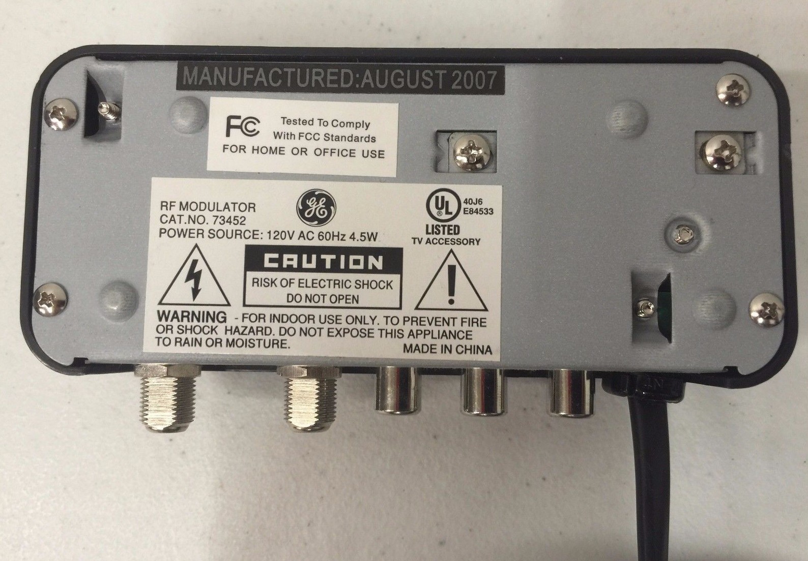 GE Video All in One RF Modulator T5 | eBay