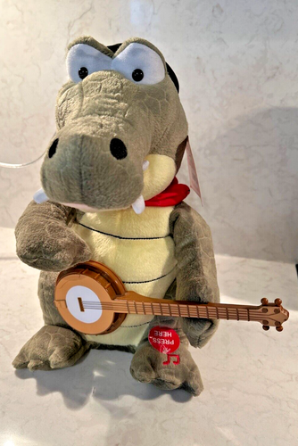 Cuddle Barn Alligator Battery Toy Animated Singing Animal After While ...