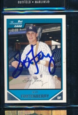 2007 1st Bowman #BP49 Seth Fortenberry New York Yankees Signed ...