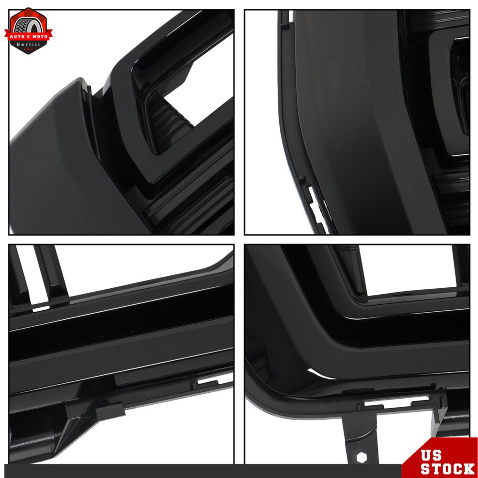 For GMC Yukon/Yukon XL 2021 2022 2023 Front Bumper Grille Mesh Gloss ...
