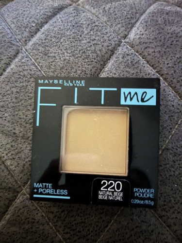 Maybelline Fit Me Matte + Poreless Powder 220 Natural Beige New ...