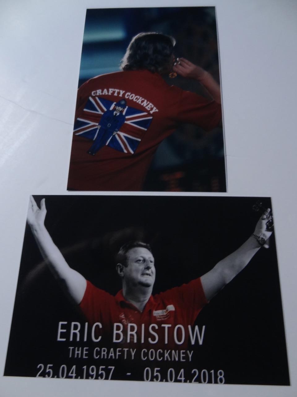 DARTS LEGEND ERIC BRISTOW CRAFTY COCKNEY EMBASSY WORLD DARTS CHAMPION ...