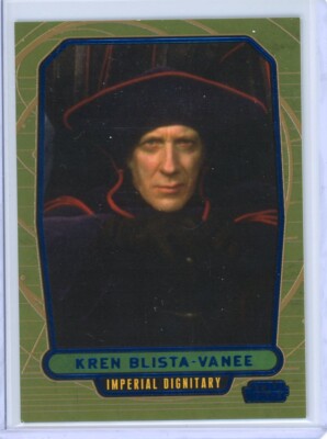 2013 STAR WARS Galactic Files 2 KREN BLISTA-VANEE Blue Foil Parallel ...