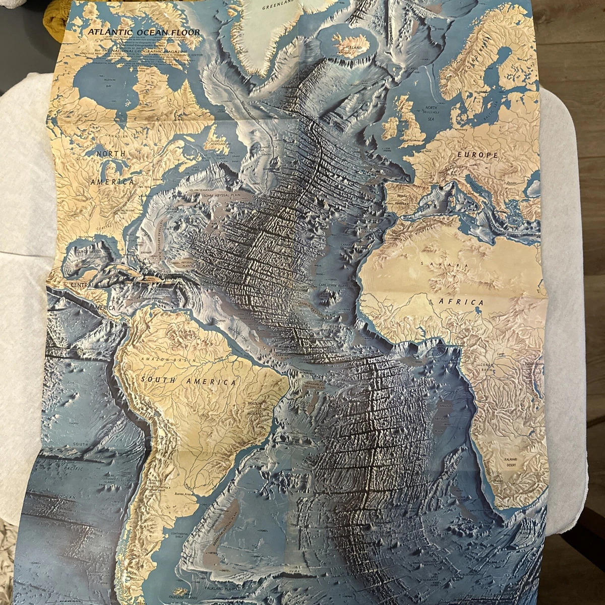 Atlantic Ocean Floor Map