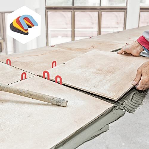 200 Pcs Tile Leveling System Plastic Shims Horseshoe U-Shape Tile ...