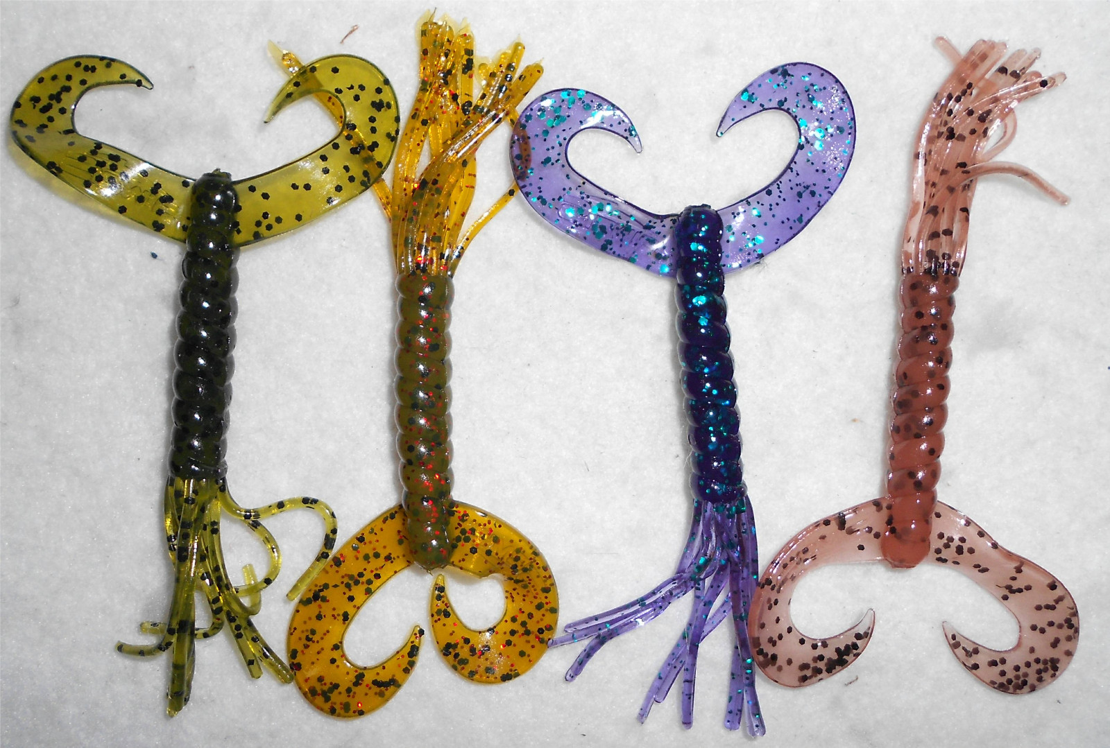 WHOLESALE LOT 3" UNCLE JOSH SIZMIC SHOCKER CHOMPER FISHING LURE CHOICE ...