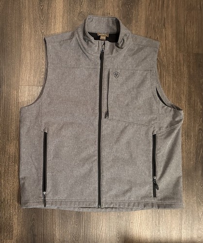 Ariat Vest Mens 2XL Gray Concealed Carry Softshell 2.0 Zip XXL | eBay
