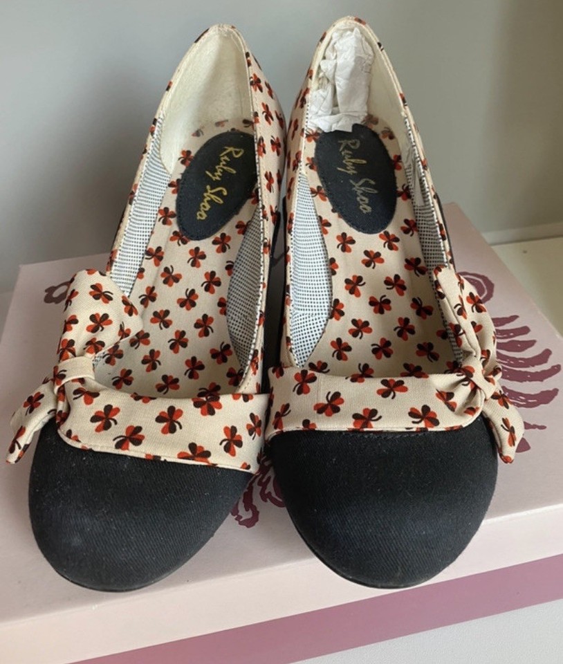 Ruby Shoo Bow Shoes Size 4 | eBay UK