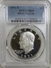 1971 S Eisenhower Dollar 40% silver PEG LEG PCGS PR69 | eBay