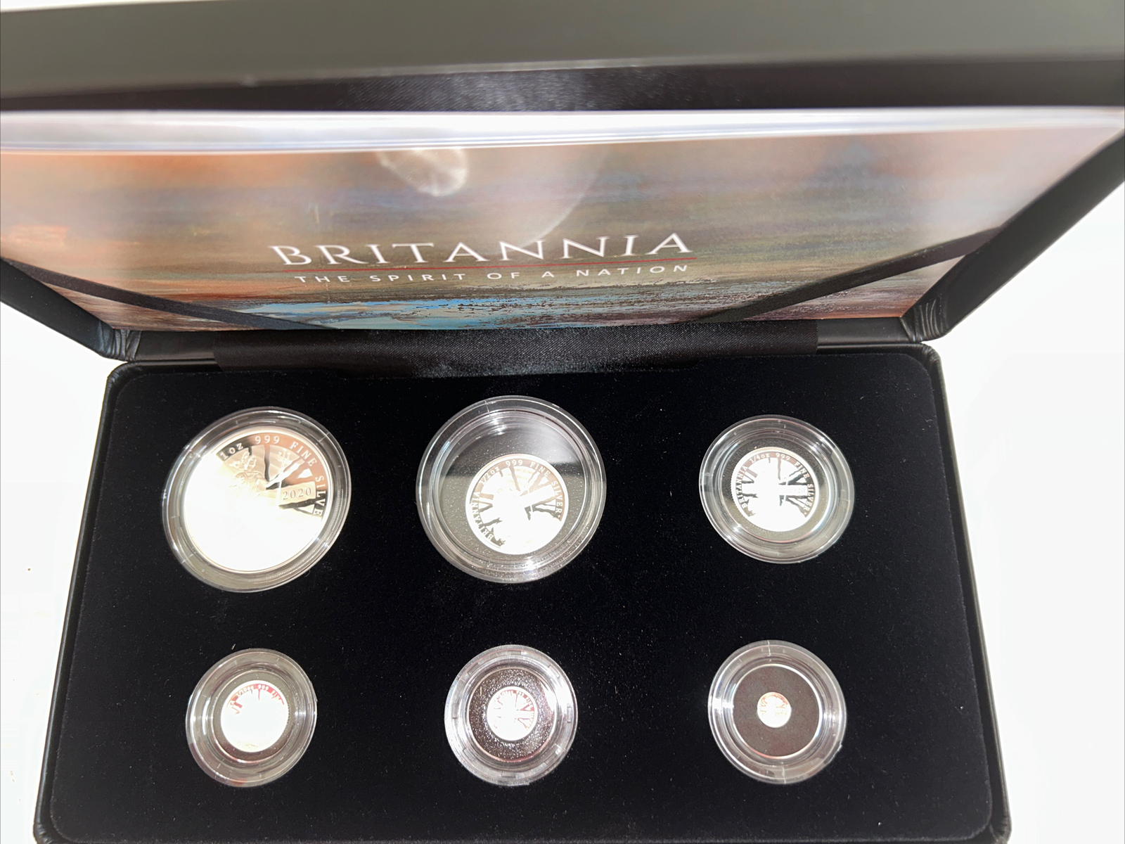 2020 Fine Silver Proof 6 Britannia Coin Set 1oz £2 - 5p Box COA | eBay UK