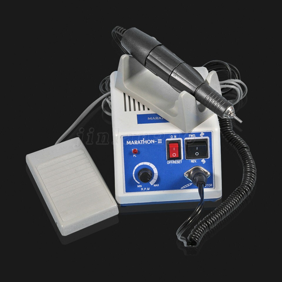 Dental Lab Marathon Micromotor/35K RPM Handpiece Polishing/Burs Drill ...