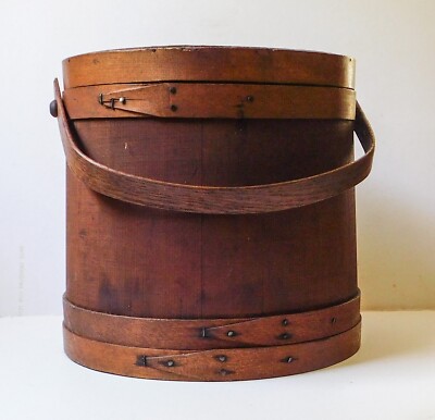 Primitives - Wooden Firkin Sugar Bucket
