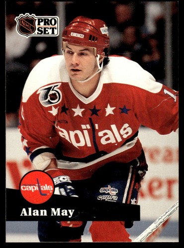 1991-92 Pro Set #508 Alan May Washington Capitals | eBay