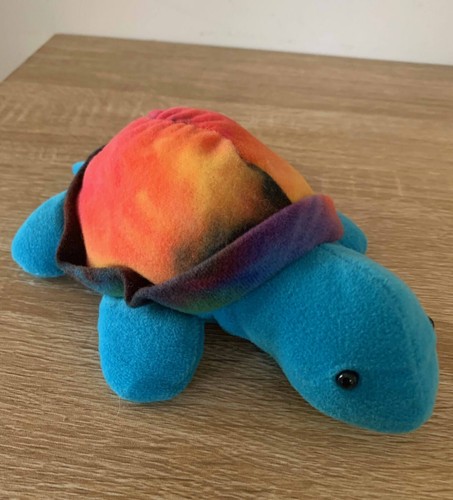 Vintage 'Floppy Friends' GMA Swifty Turtle Tie Dyed Turtle Plush Beanie ...