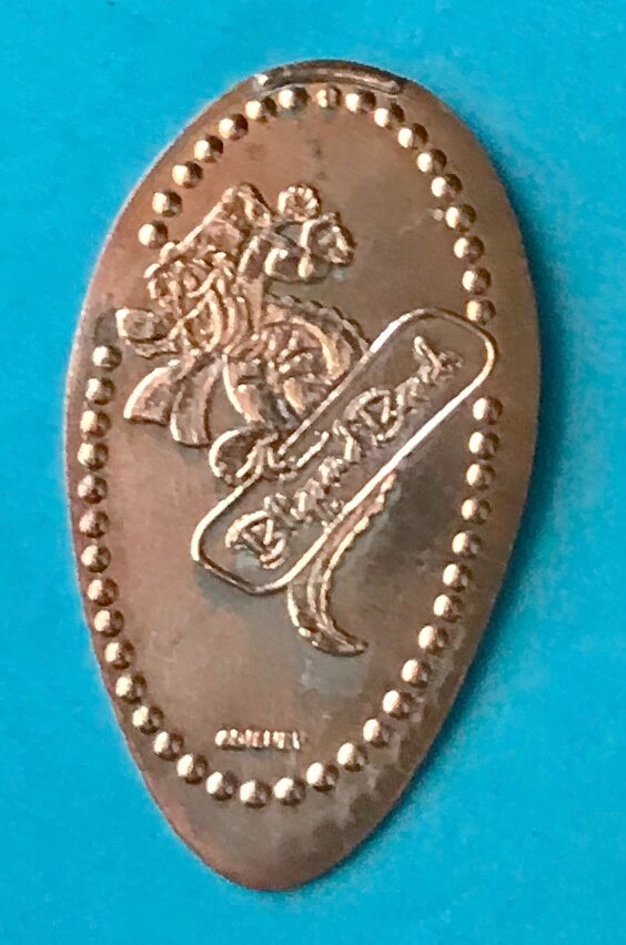 ICE GATOR SNOWBOARDING BLIZZARD BEACH WDW ELONGATED PRESSED RETIRED ...