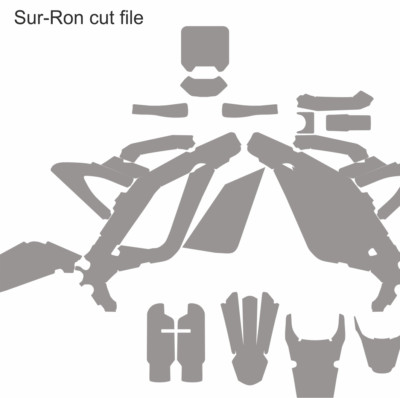 Surron Sur-ron vector template shapes design templates cut files eps ...