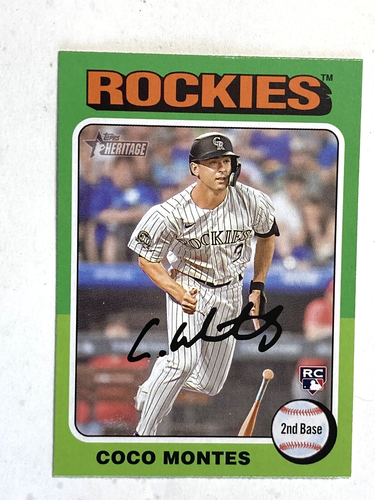 2024 Topps Heritage Coco Montes Rookie Card #263 | eBay