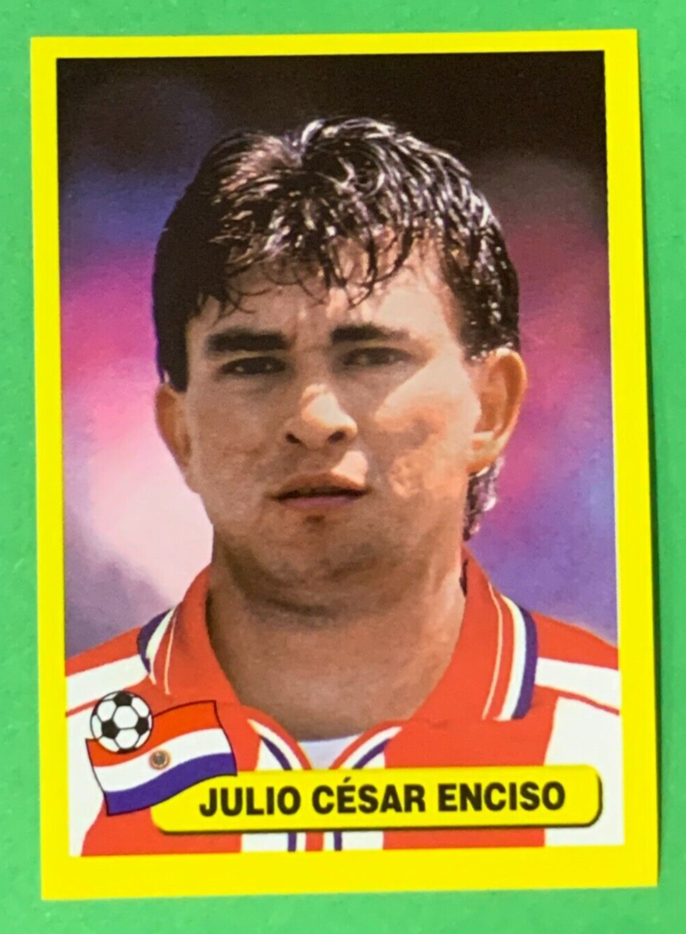 2002 Navarrete Korea Japan World Cup FIFA Face STICKER #099 JULIO CESAR ...