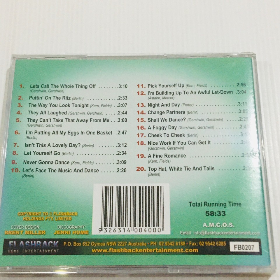 Cheek to Cheek Fred Astaire Ginger Rogers CD | eBay