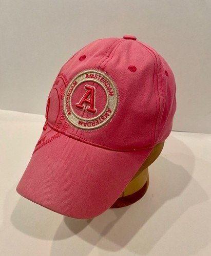 Robin Ruth Original | Pink Amsterdam 3D Embroidery Badge Baseball Cap ...