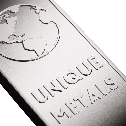One Bar of 1 Pound (lb) Aluminum Bullion Paperweight with Element ...