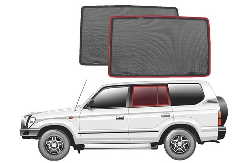 Snap Shades for Toyota LandCruiser Prado 90/95 Series Rear Doors (1996 ...