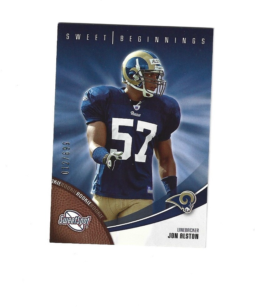 2006 Sweet Spot #168 Jon Alston RC /699 RAMS | eBay