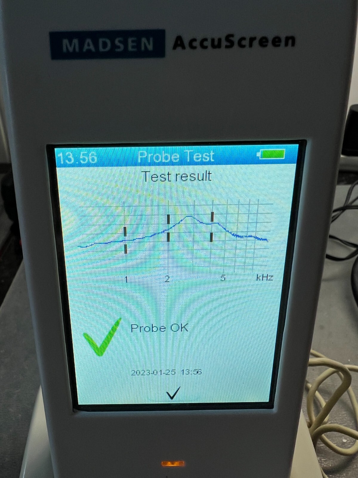 OAE Probe Madsen AccuScreen Natus 1077 Audiometer Hearing Screener | eBay