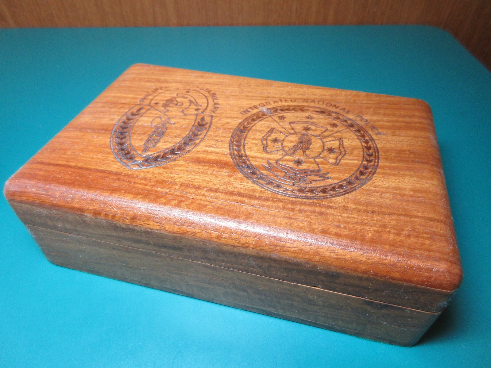 6" Cigar Box Tabacalera 100% Tobacco Integrated International Police ...