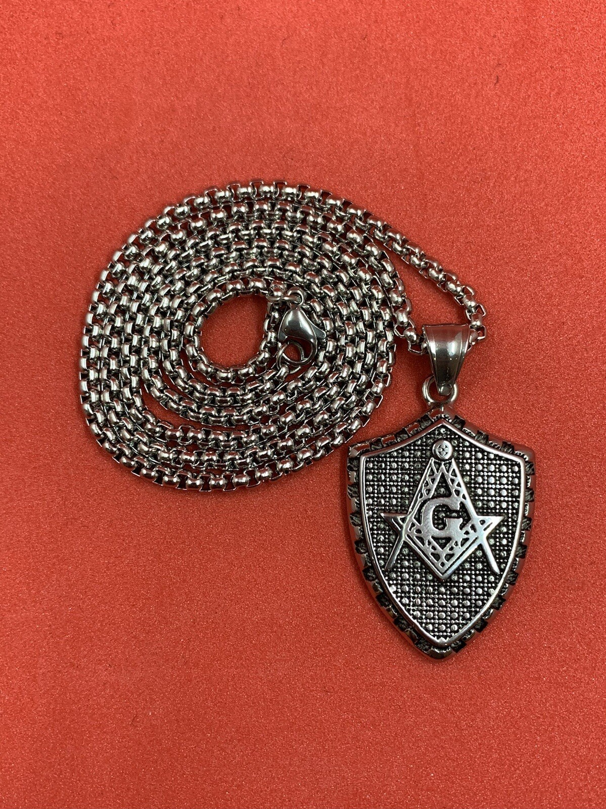 FREEMASONS MASONIC G PENDANT NECKLACE MOTIF CHAIN CHARM UNISEX | eBay UK