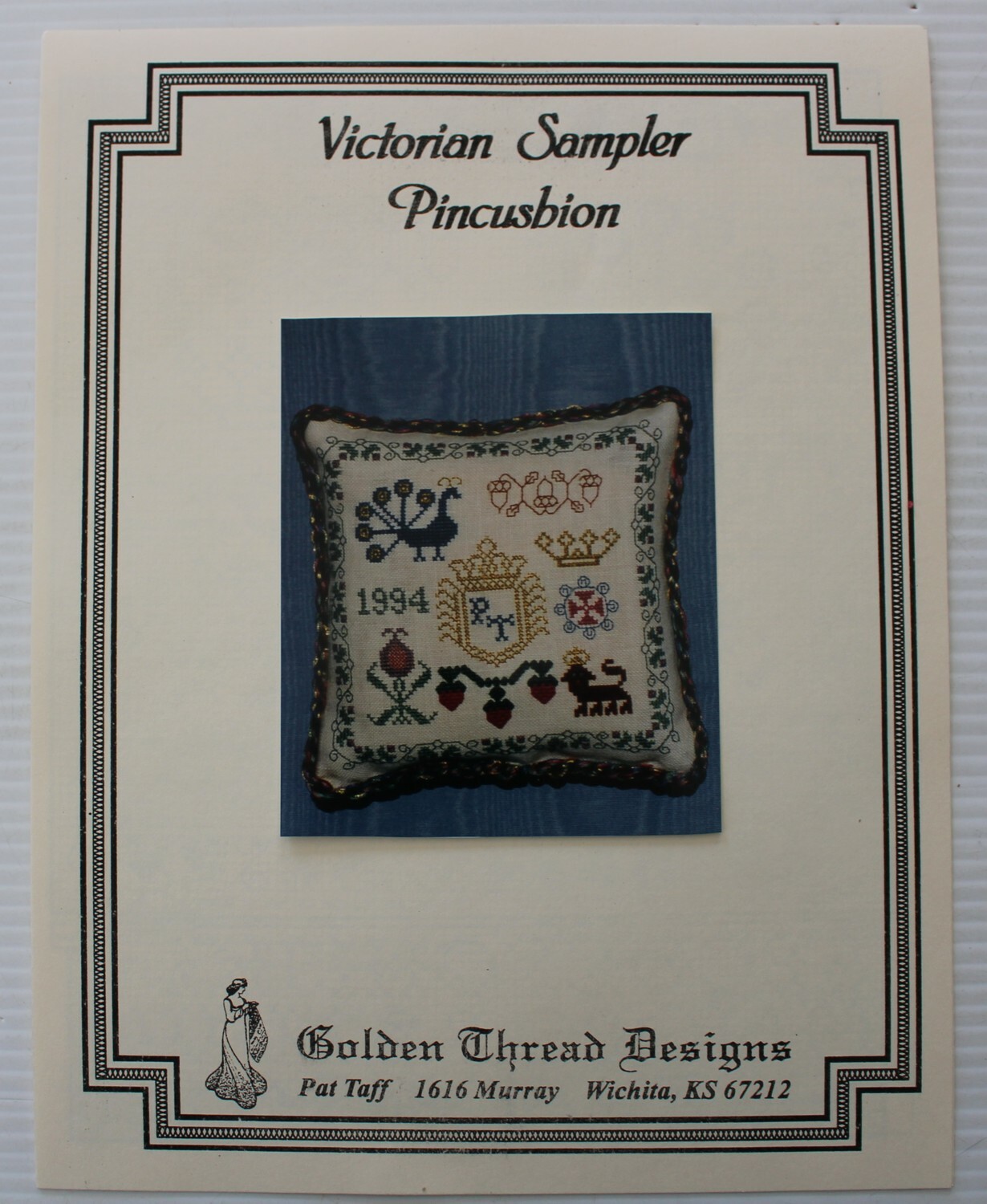 Victorian Sampler Pincushion - by Golden Thread Designs | eBay