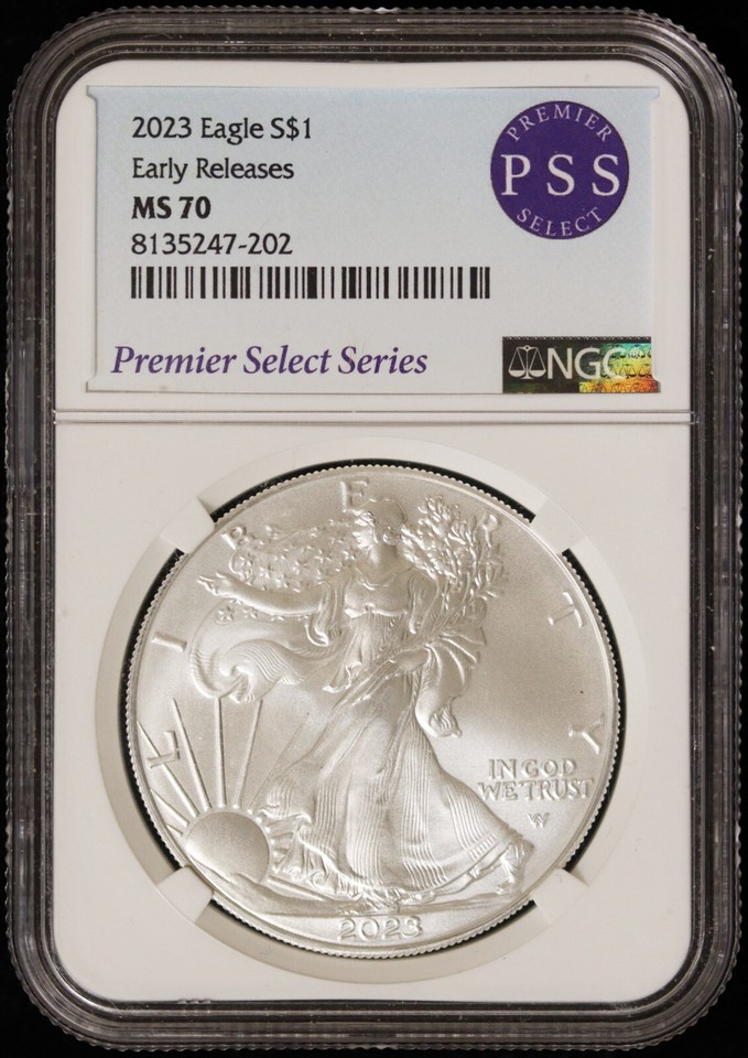 2023 American Silver Eagle - NGC MS70 - Premier Select Series | eBay
