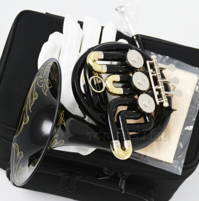 High Grade Mini French Horn Black Lacquered Bb Pocket horn | eBay