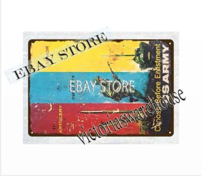 WW2 US ARMY ENLISTMENT metal tin sign best garage ideas | eBay