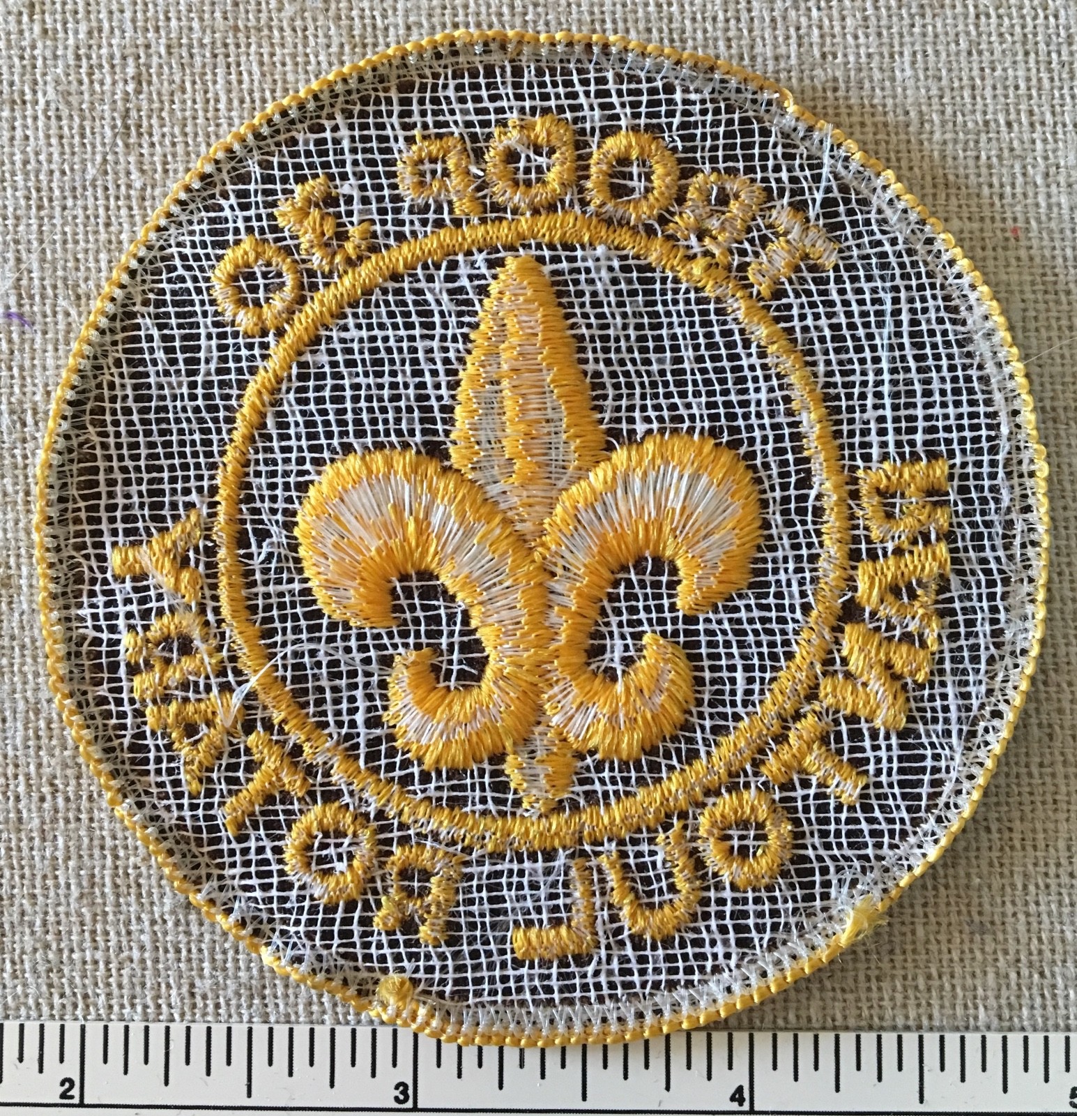 Vintage TROOP 30 Boy Scout Rantoul Rotary PATCH BSA Scouts 3" PP ...