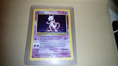 1995 Mewtu Mewtwo Original Rare Holo Pokémon Card Base Set 10/102 Near ...