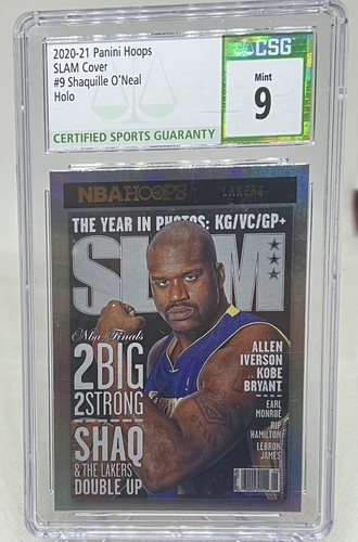 2020-21 Panini NBA Hoops - Slam Shaquille O'Neal #9 Holo for sale ...