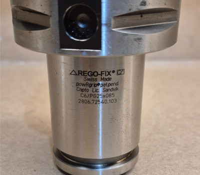 Rego‑Fix C6/PG25×085 Tool Holder 2806.72540.103 – Swiss powRgrip ...