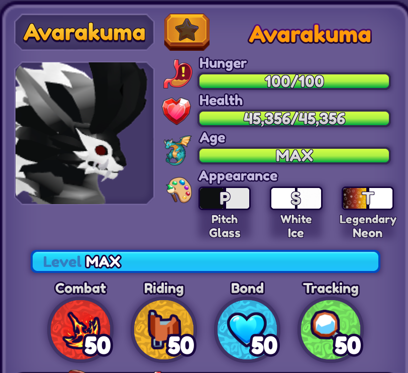 🐲 Roblox Dragon Adventures: FM DBL Traited Avarakuma ⚠️ | Delivery in ...