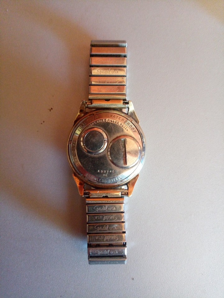 VINTAGE watch BULOVA M6 10KT GOLD FILLED BEZEL | eBay